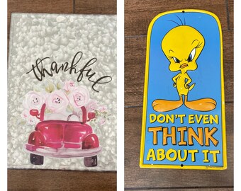 Tweety Metal Sign - Etsy