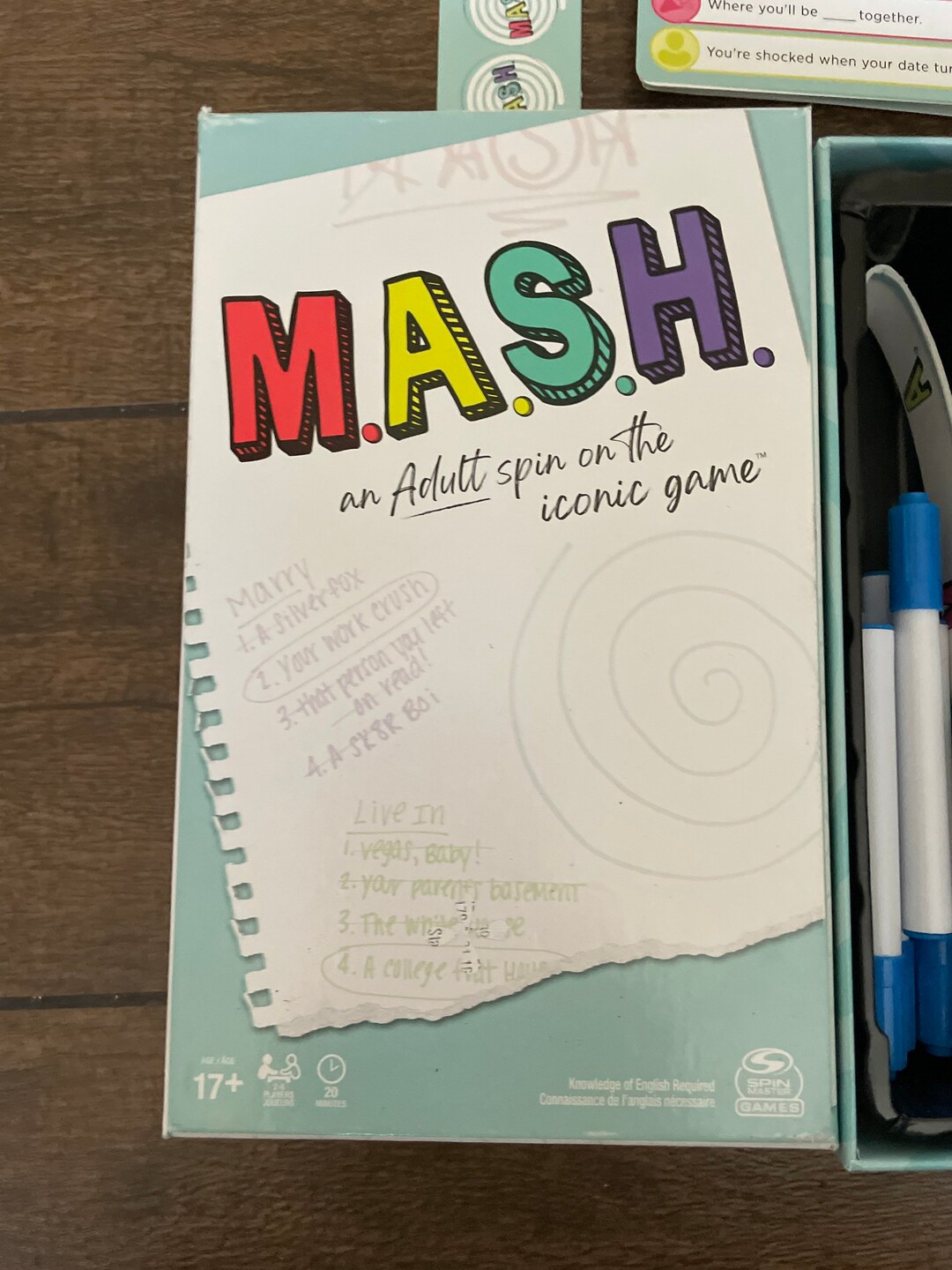 MASH an Adult Spin on the Iconic Board Game - Etsy