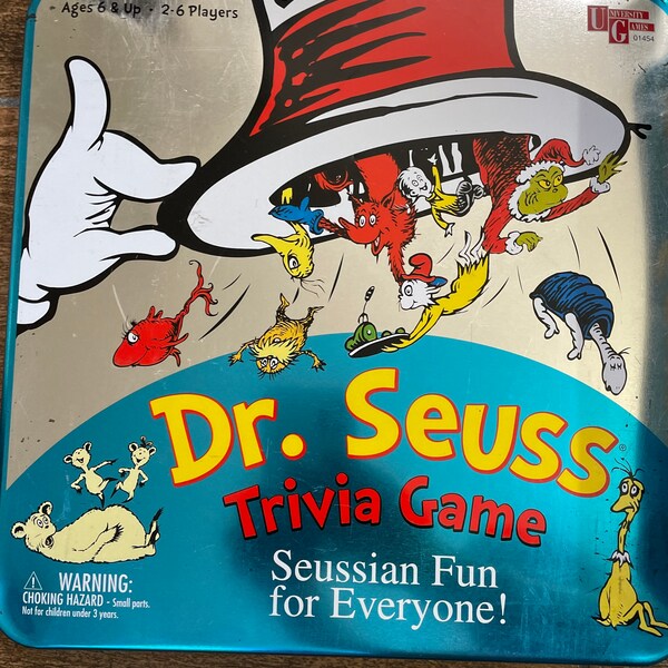 Dr Seuss Game - Etsy