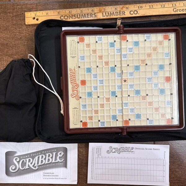 Travel Scrabble - Etsy