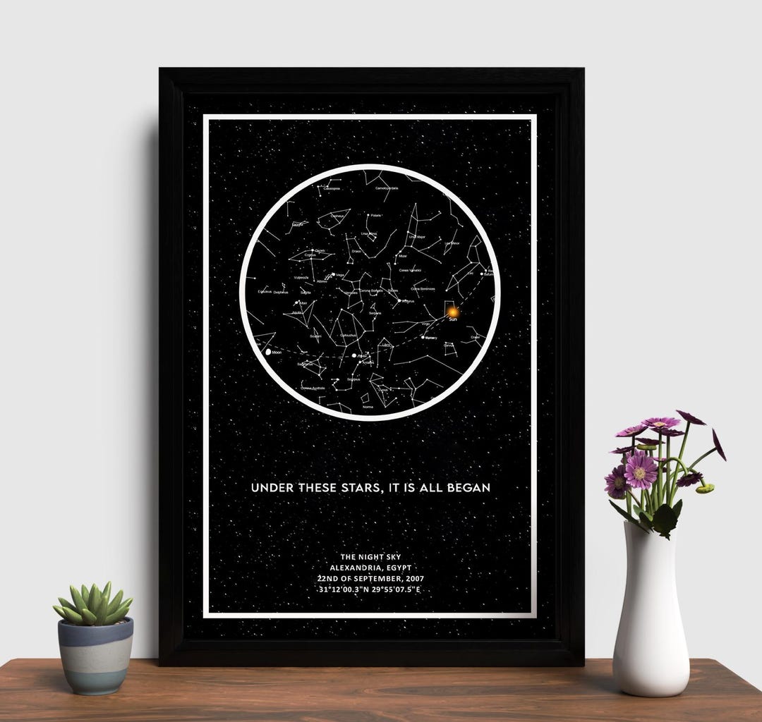 Custom Star Maps Designs - Etsy