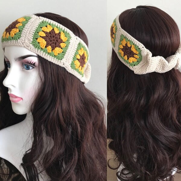 Sunflower Headband - Etsy