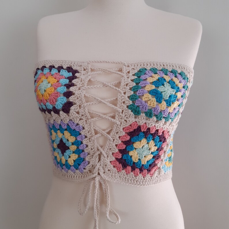 Crochet Top Crochet Tube Top Crochet Strapless Top Crochet | Etsy