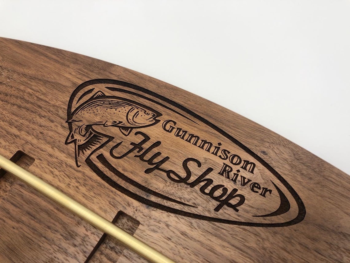 Custom Fly Fishing Reel Holder - Walnut and Brass- 21 Reel Version - Etsy