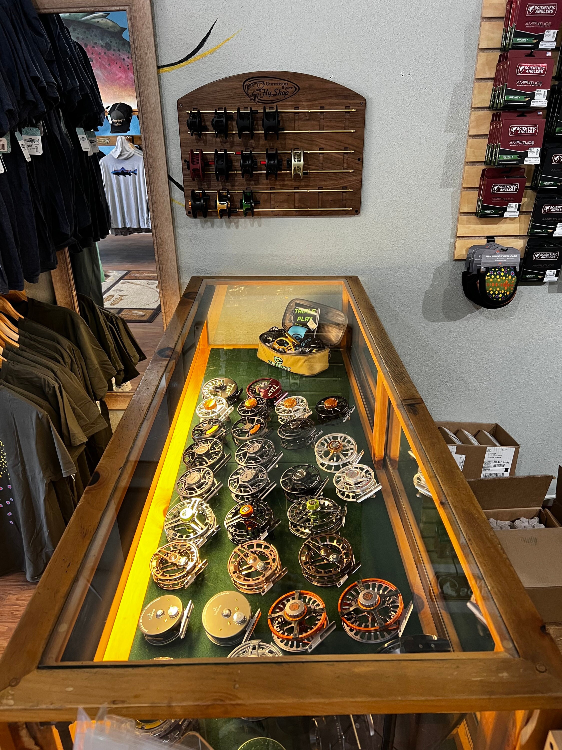 Custom Fly Fishing Reel Holder - Walnut and Brass- 21 Reel Version - Etsy