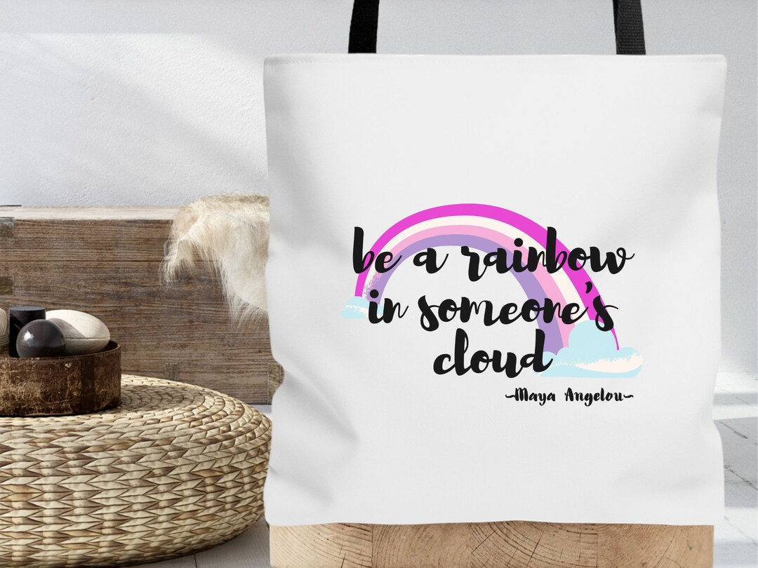 Motivational Tote Bag | Positive Quote Bag | Mental Health Gift ...
