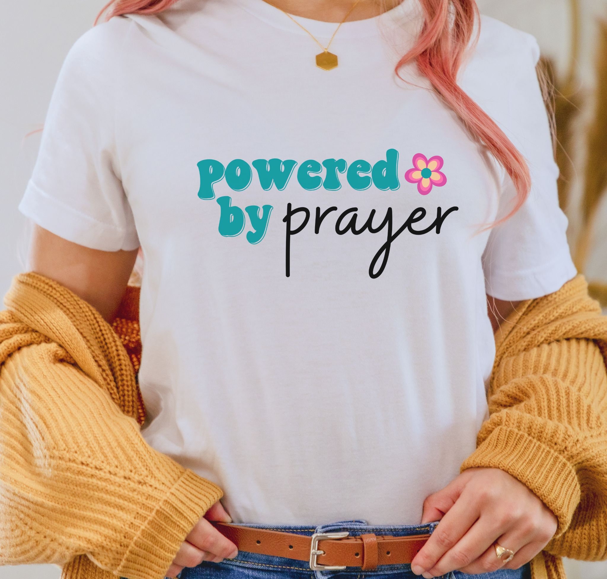 Christian T-shirts | Religious Shirt | Powered by Prayer Tee ...