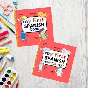 My First Spanish Book (spanish-english Beginner Book for Kids) - Etsy