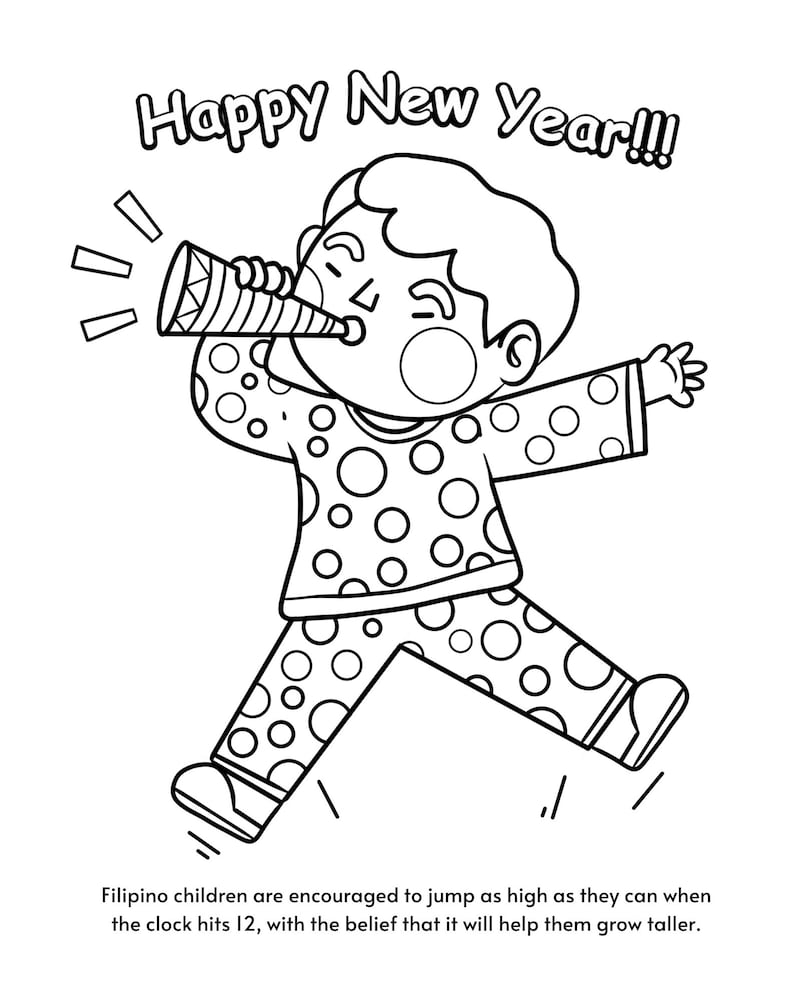 Pasko at Bagong Taon Sa Pinas! - A Coloring Book for Kids - Etsy