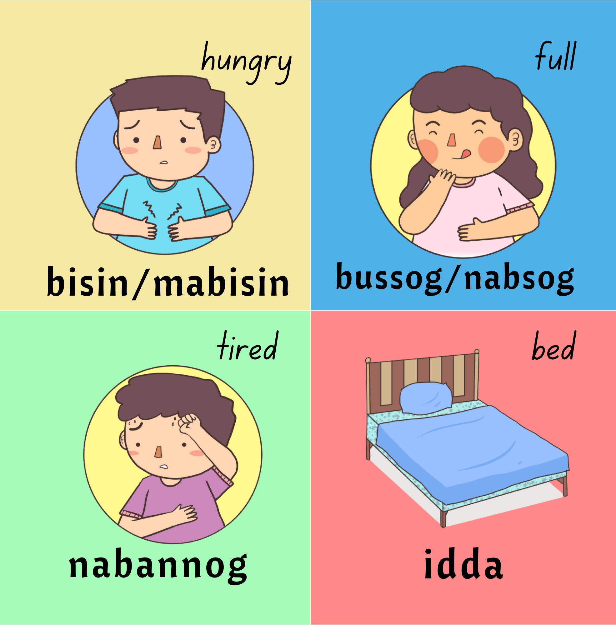 My First Ilocano Book (ilocano-english Beginner Book for Kids) - Etsy