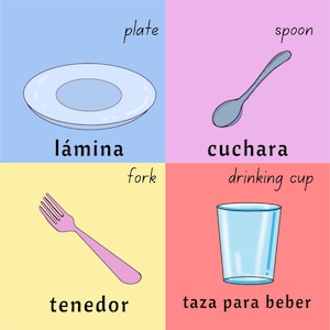 My First Spanish Book (spanish-english Beginner Book for Kids) - Etsy