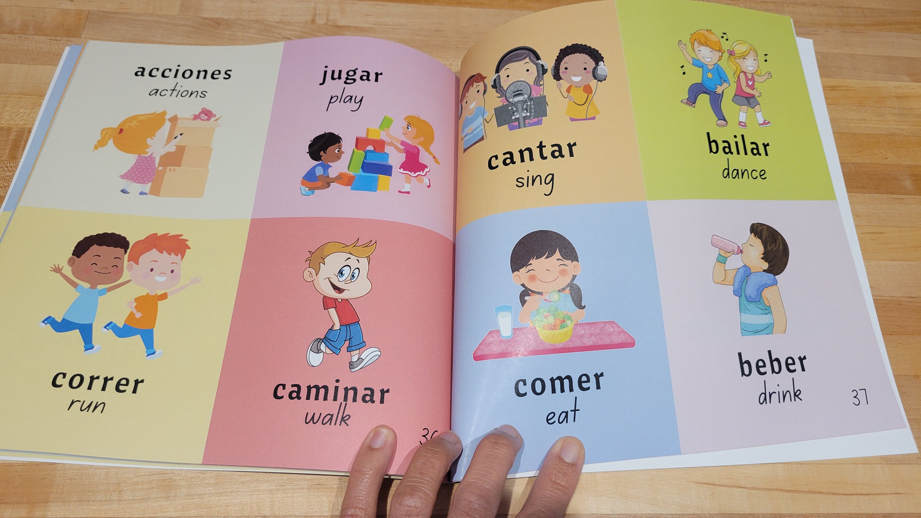 My First Spanish Book spanish-english Beginner Book for Kids - Etsy