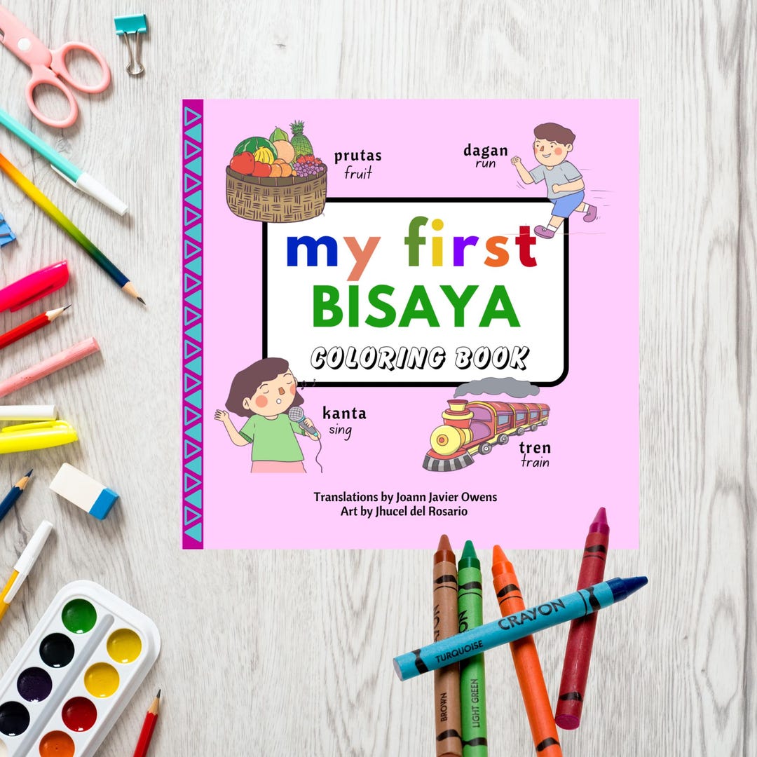 My First Bisaya Coloring Book - Etsy