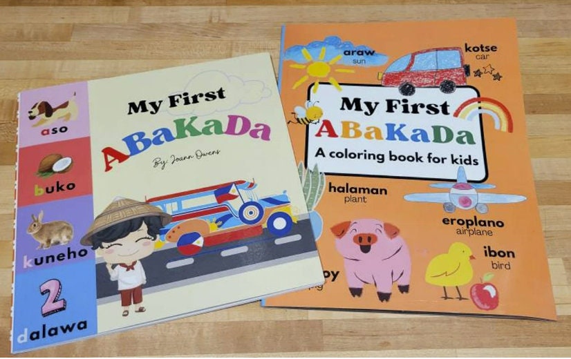 My First Abakada: Tagalog-english Book for Kids - Etsy