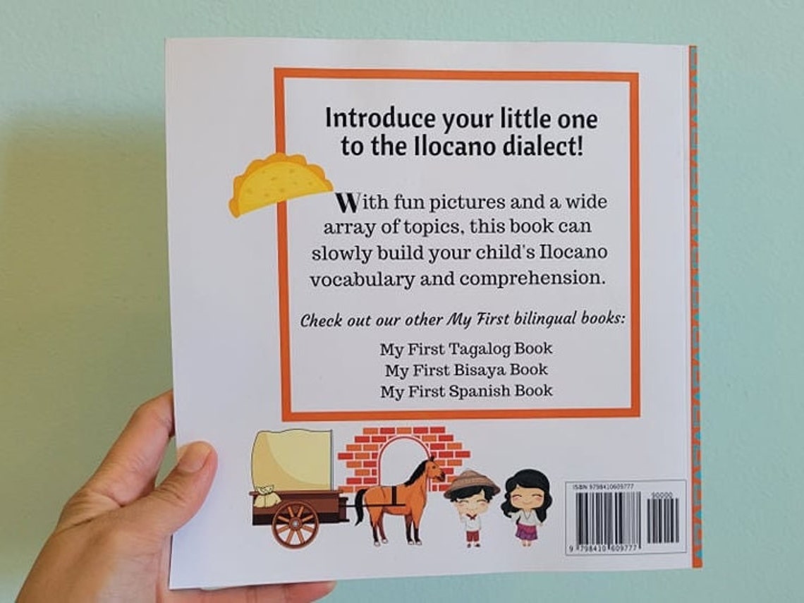 My First Ilocano Book ilocano-english Beginner Book for Kids - Etsy