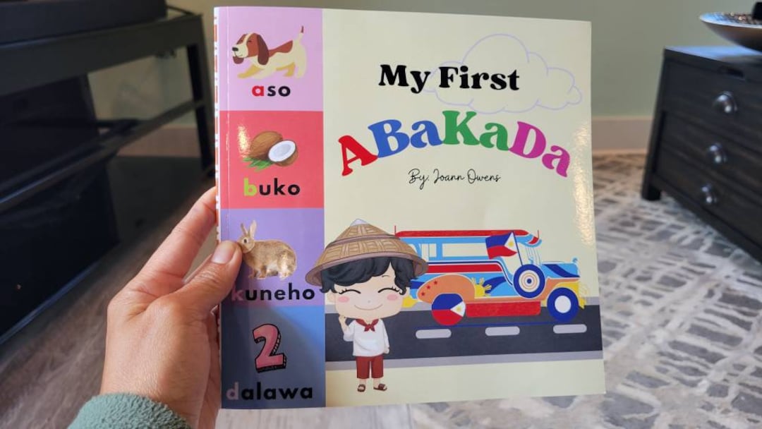 My First Abakada: Tagalog-english Book for Kids - Etsy