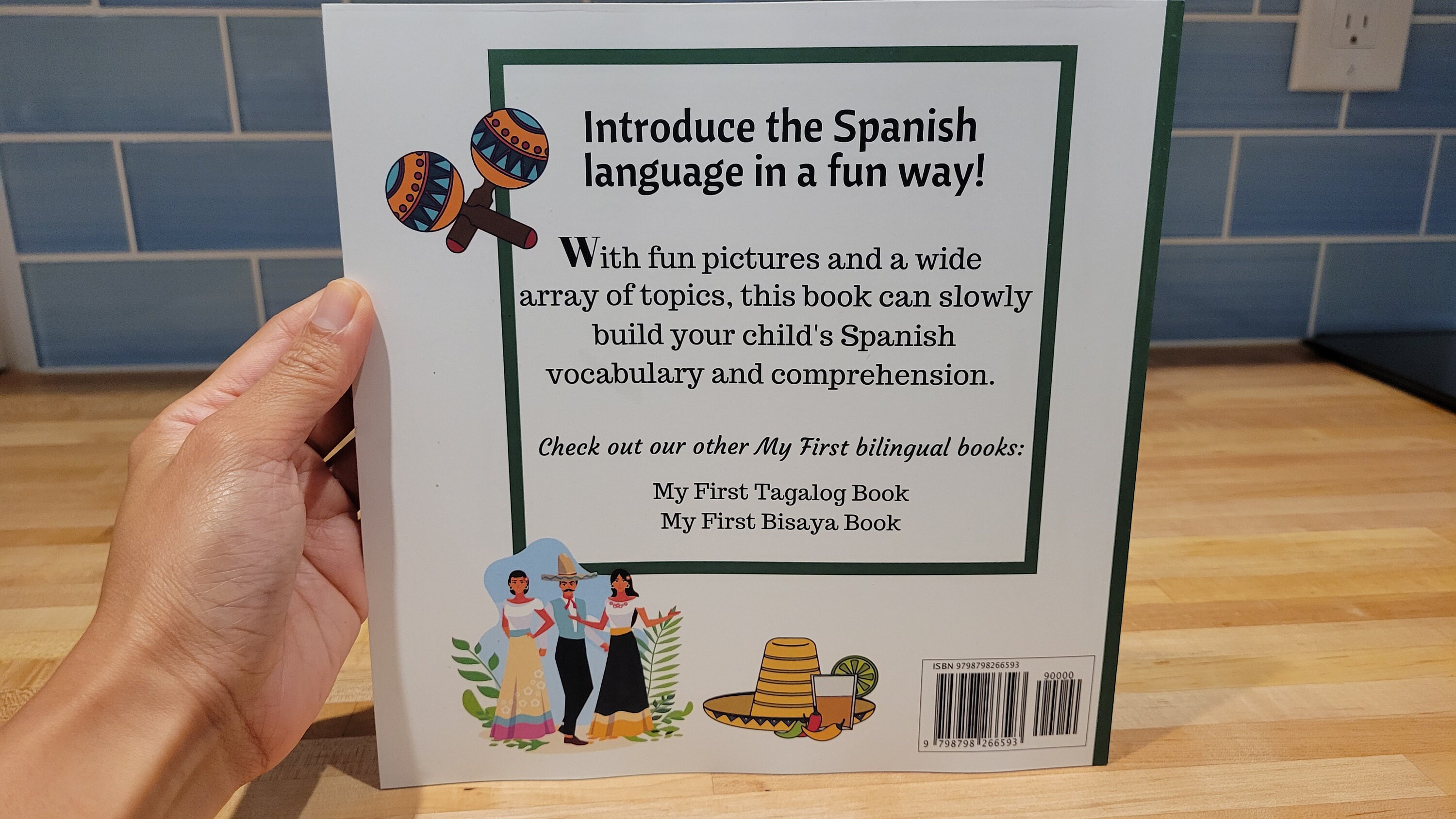 My First Spanish Book spanish-english Beginner Book for Kids - Etsy
