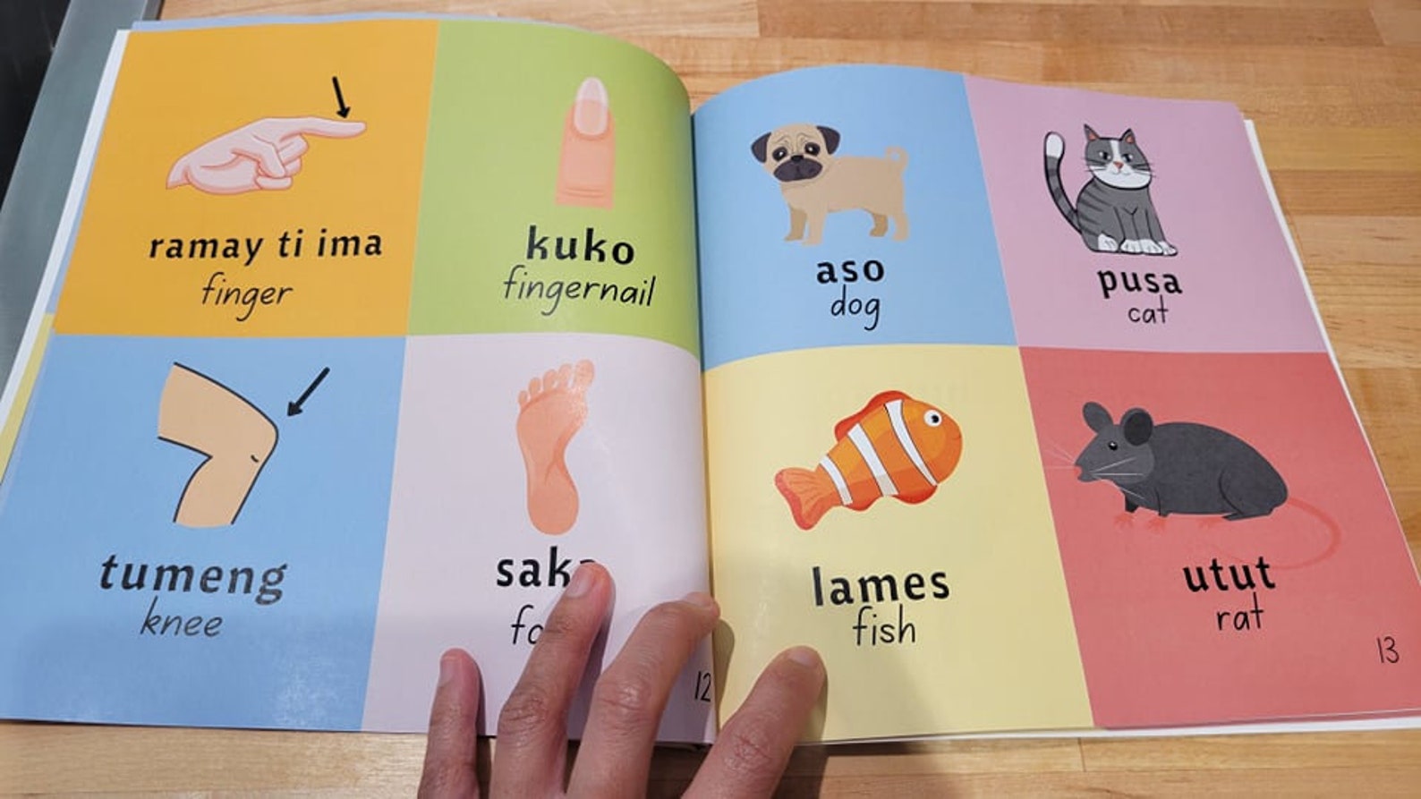 My First Ilocano Book ilocano-english Beginner Book for Kids - Etsy