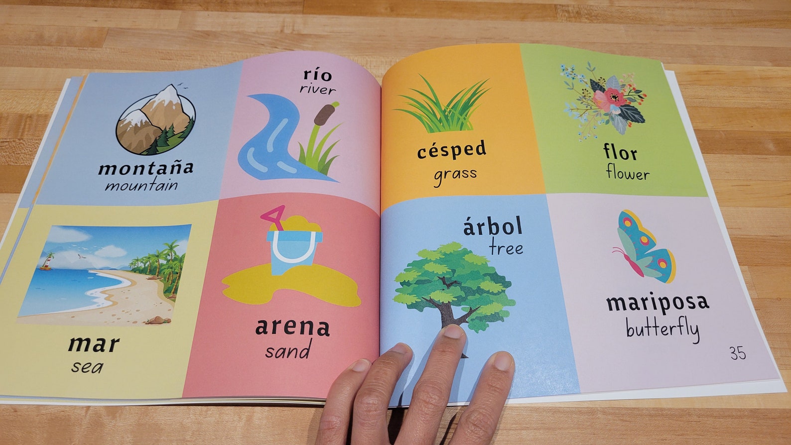 My First Spanish Book spanish-english Beginner Book for Kids - Etsy