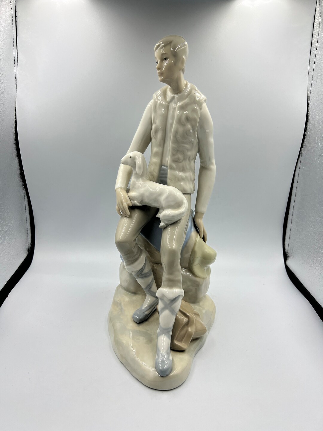 Vintage Large ROSAL (early NAO Lladro) Porcelain Figurine of Man With ...