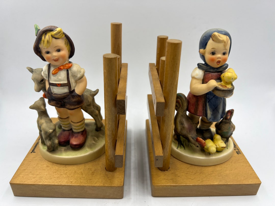 Vintage M I Hummel bookends TM3 Small Bee 1957 - Etsy