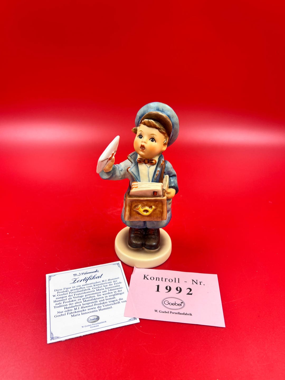Goebel Hummel Figurine #119 TMK7 "postman" Special Edition With ...