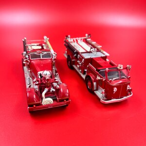 Corgi Die Cast Fire Engine Set - American Style - Set of 2 - Etsy
