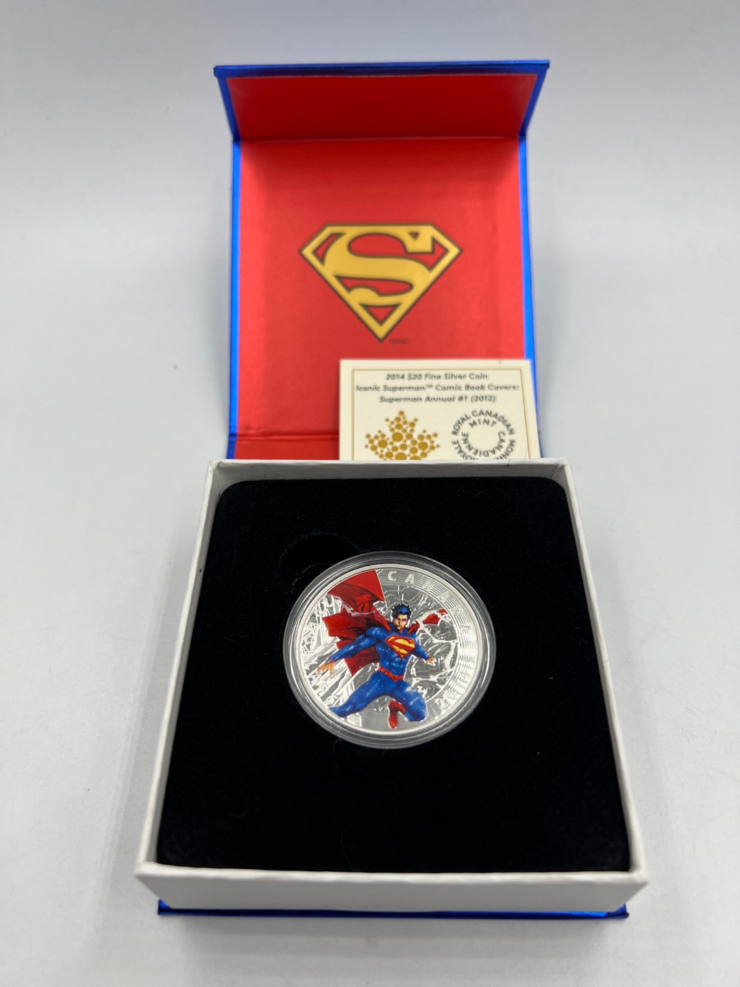 1 Oz. Fine Silver Coin - Iconic Superman Comic Book Covers: Superman ...