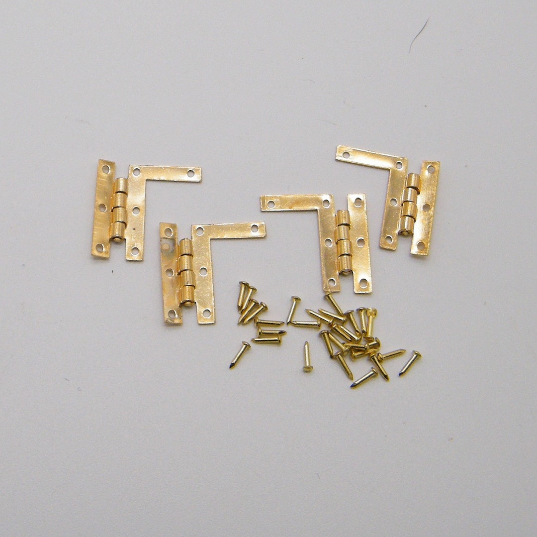 Dollhouse Miniature Brass "hl" Hinge by Houseworks Ltd - Etsy