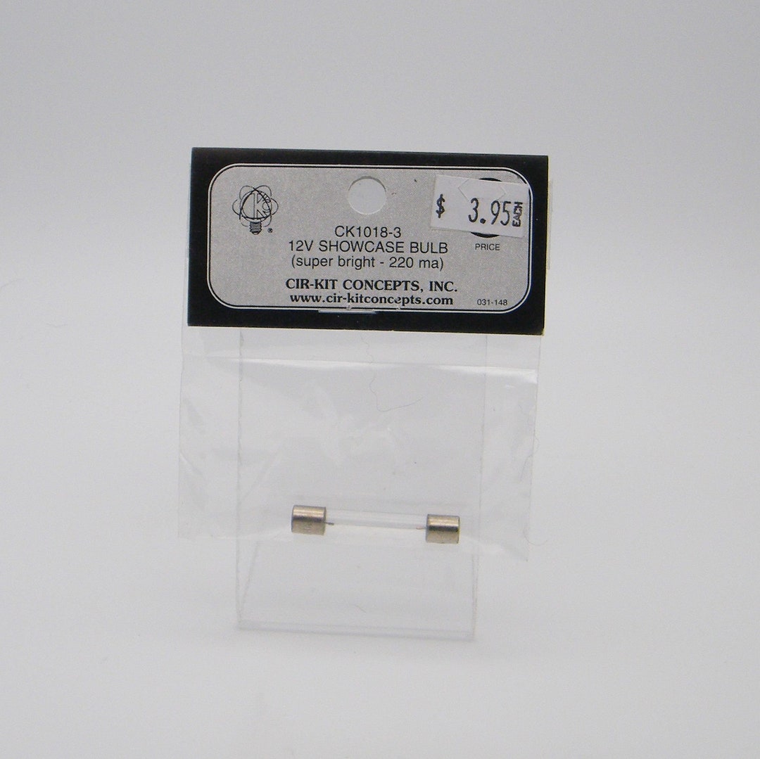 Dollhouse Miniature 12 Volt Fluorette Bulb by Cir-kit Concepts - Etsy