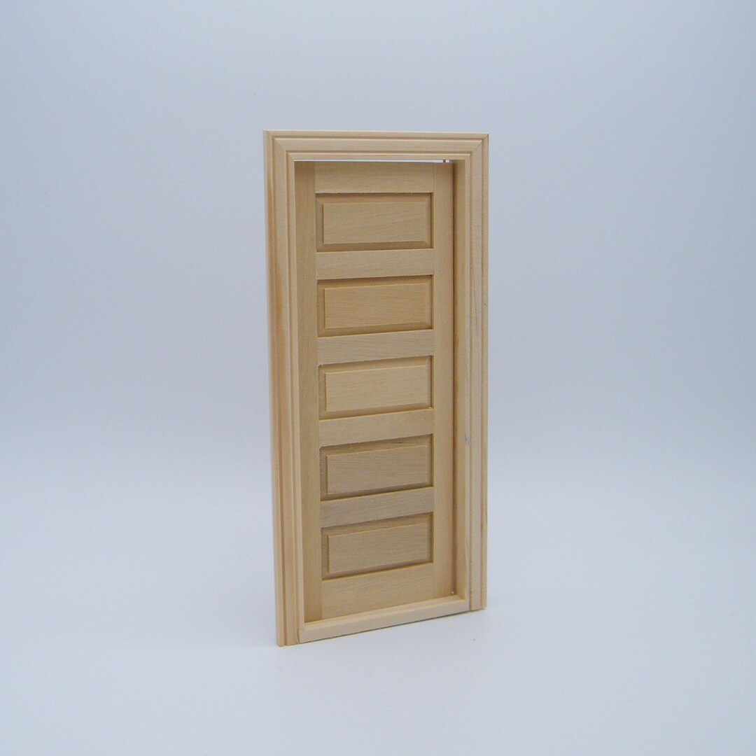 1:12th Scale 5-panel Tradition Interior Dollhouse Door by Houseworks - Etsy