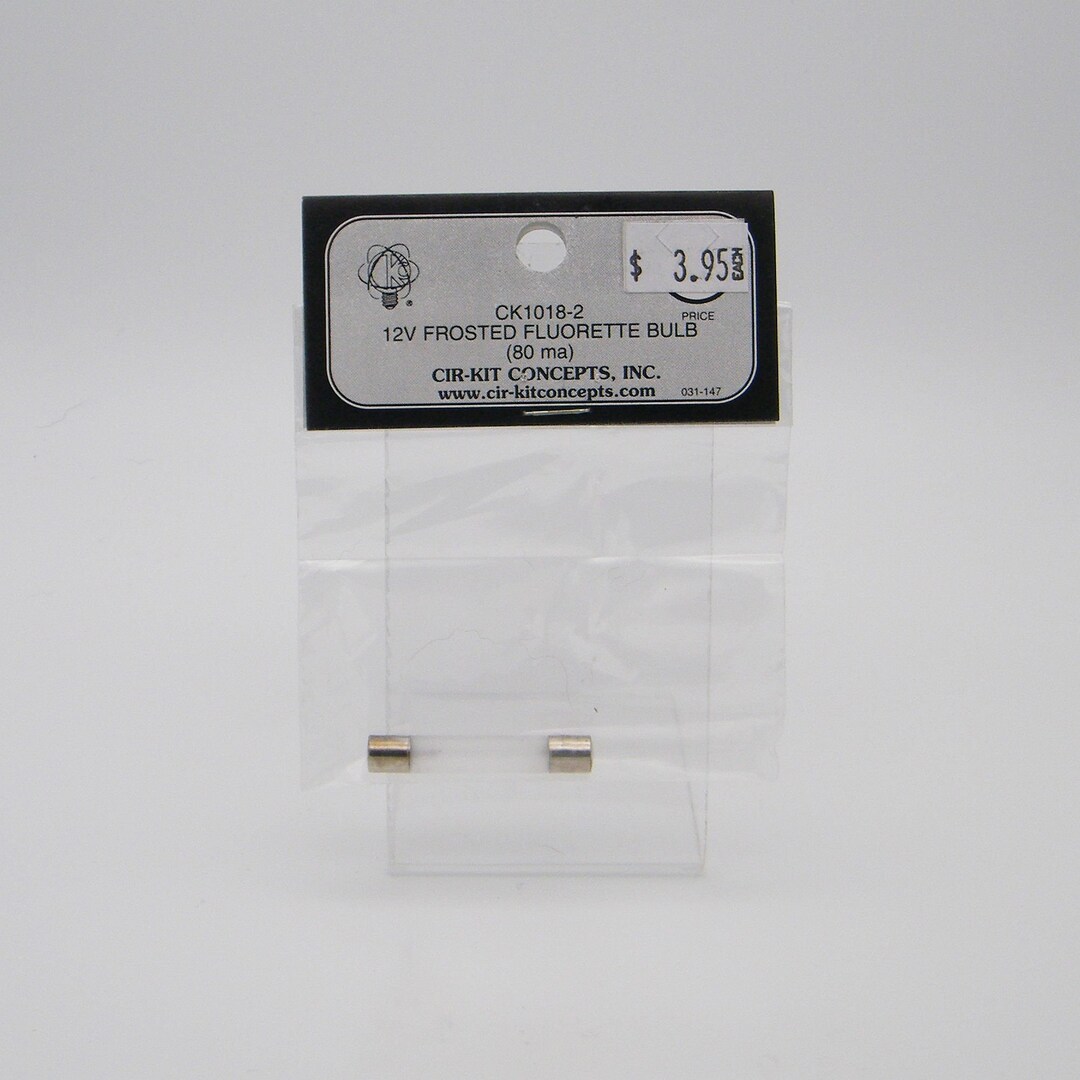 Dollhouse Miniature 12 Volt Frosted Fluorette Bulb by Cir-kit Concepts ...