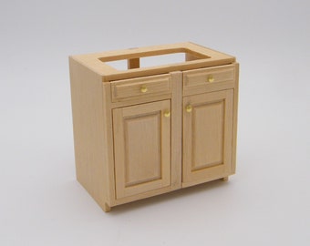 Miniature 1:12 Scale Kitchen Cabinet With Stove Top - Etsy