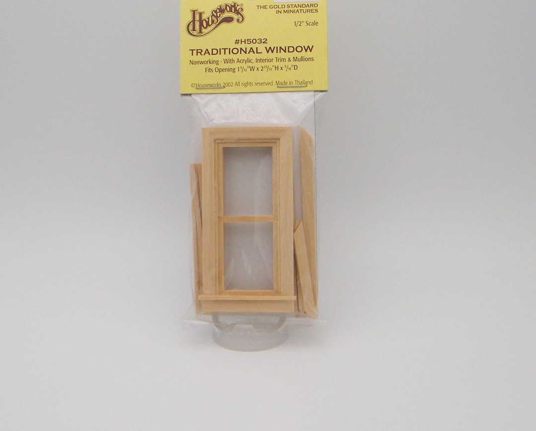1:24th Scale Dollhouse Window by Houseworks - Etsy