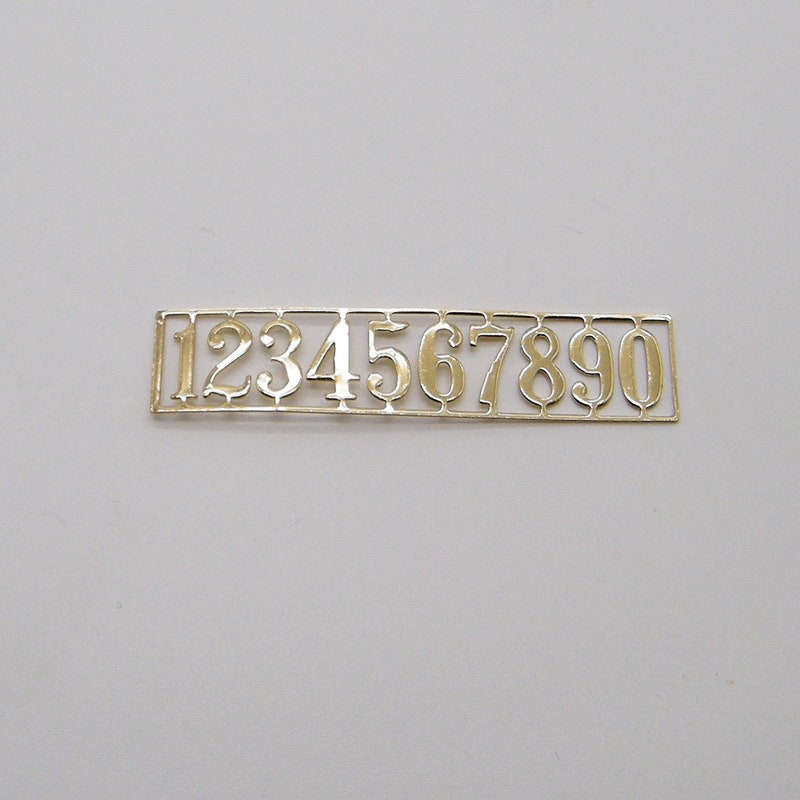 Brass House Numbers - Etsy
