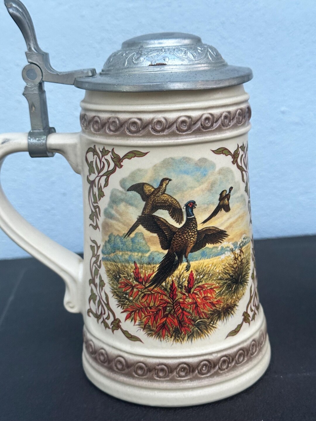Set of 2 Vintage West Germany Beer Stein With Solid Pewter Lid ...