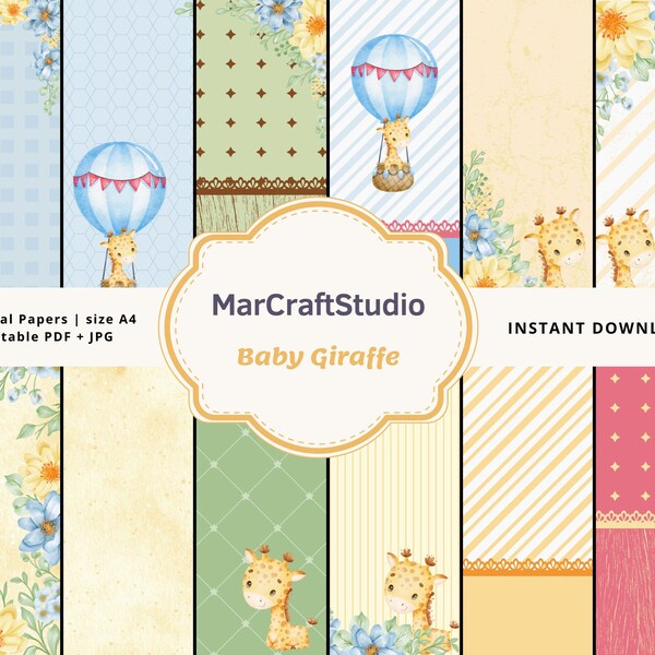 A4 Digital Paper - Etsy