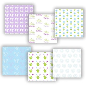 Digital Paper Happy Easter A4 Size Instant Download JPG Files Printable ...