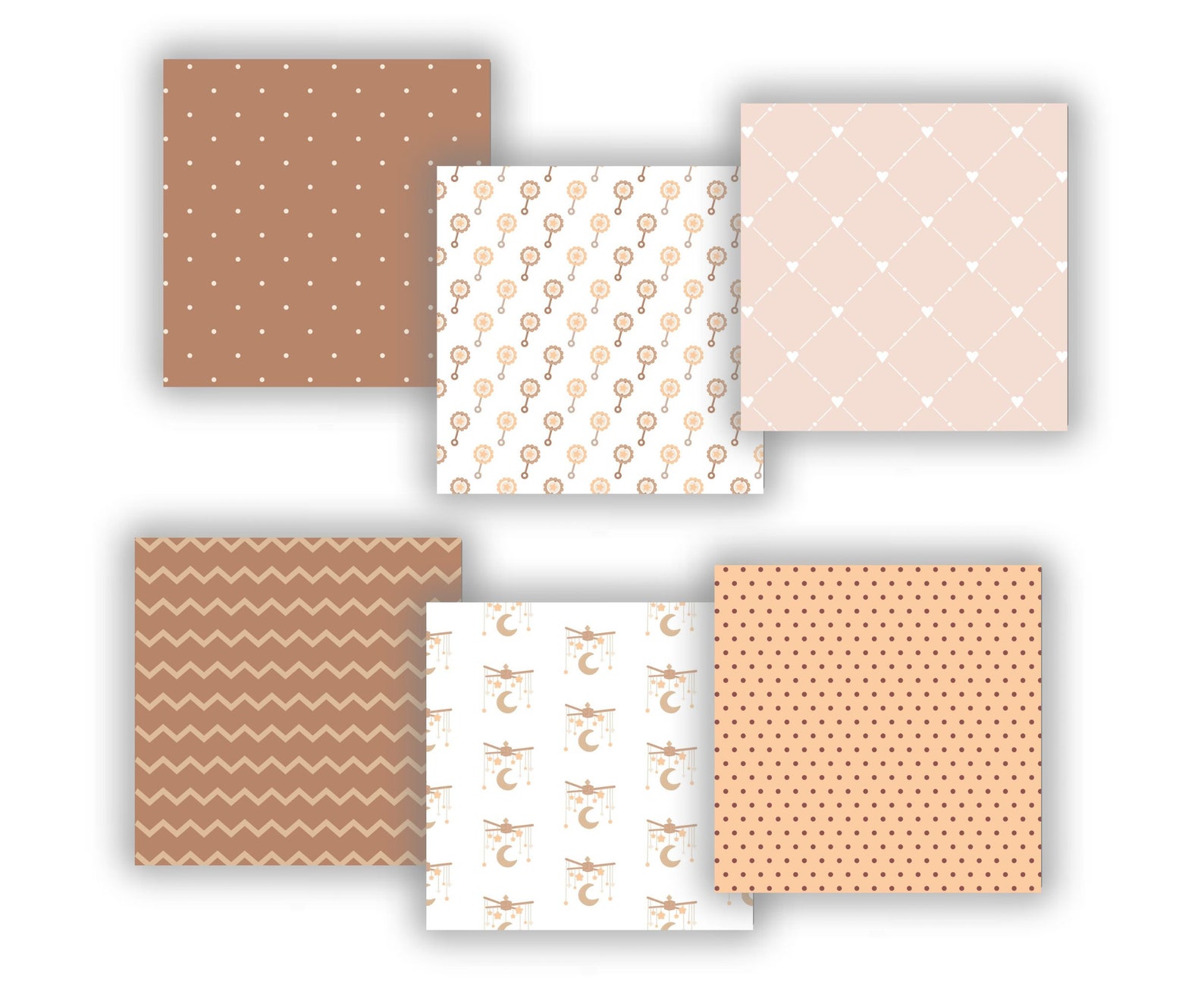Digital Papers | Sweet Baby | A4 Size | Instant Download | JPG Files ...