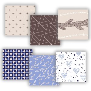 Digital Papers | Frosty January | A4 Size | Instant Download | JPG ...