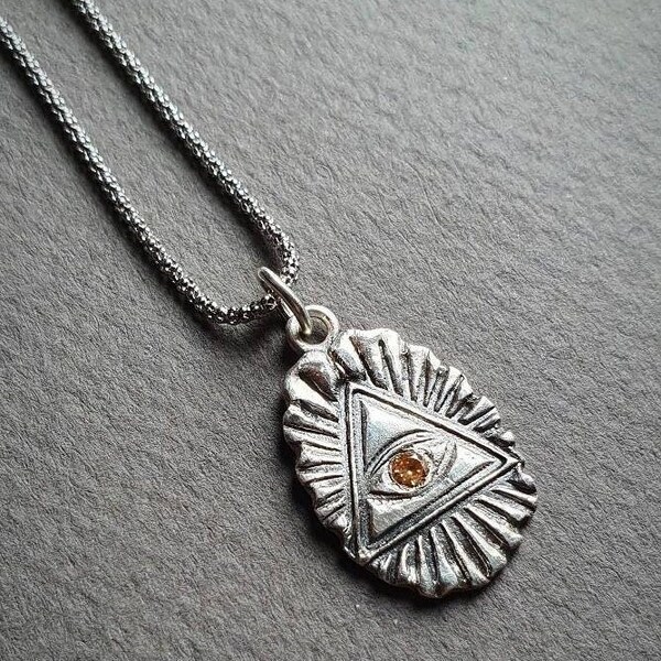 Illuminati Necklace - Etsy