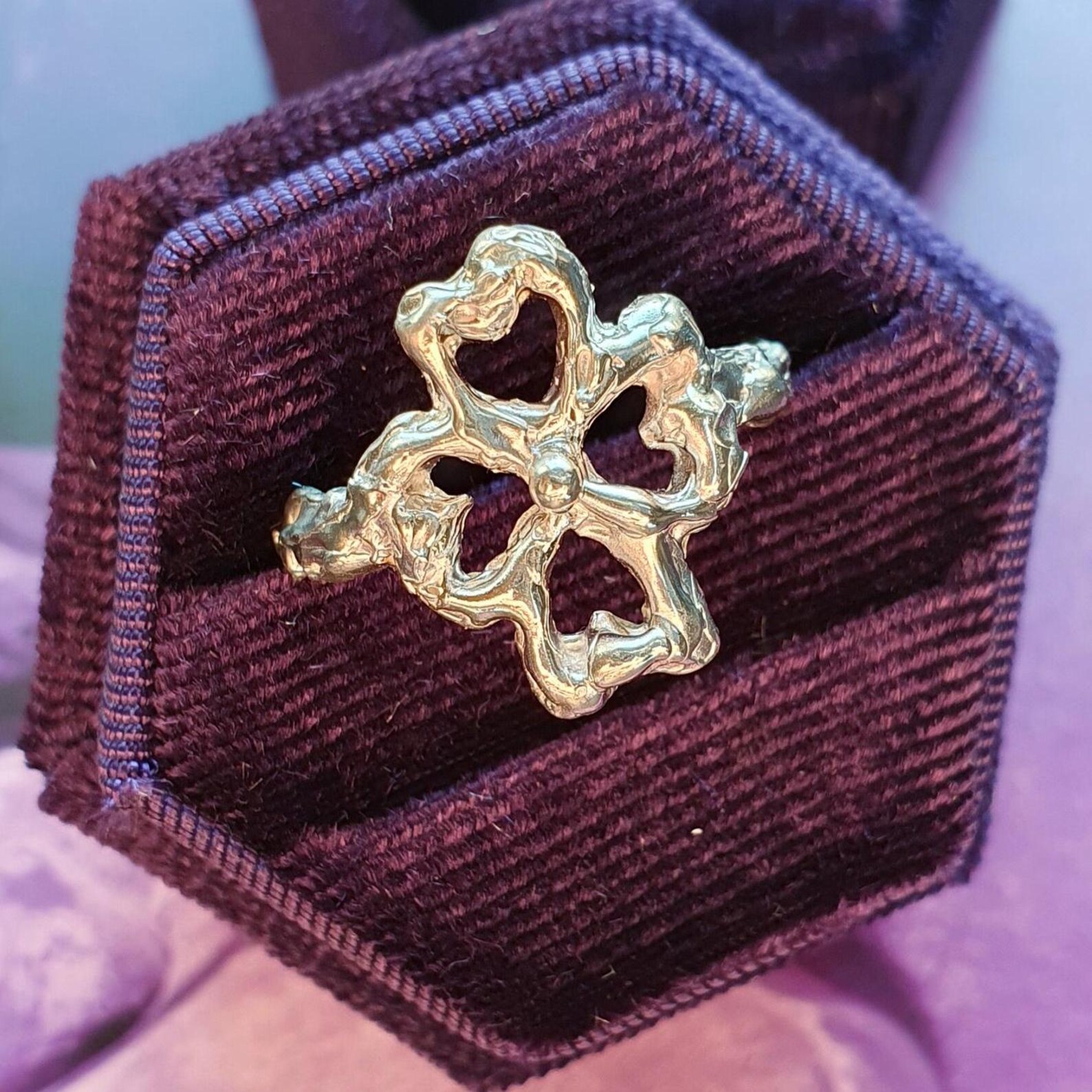 Solid Silver Melted Ring, Molten Ring, Heart Ring, Flower Ring ...
