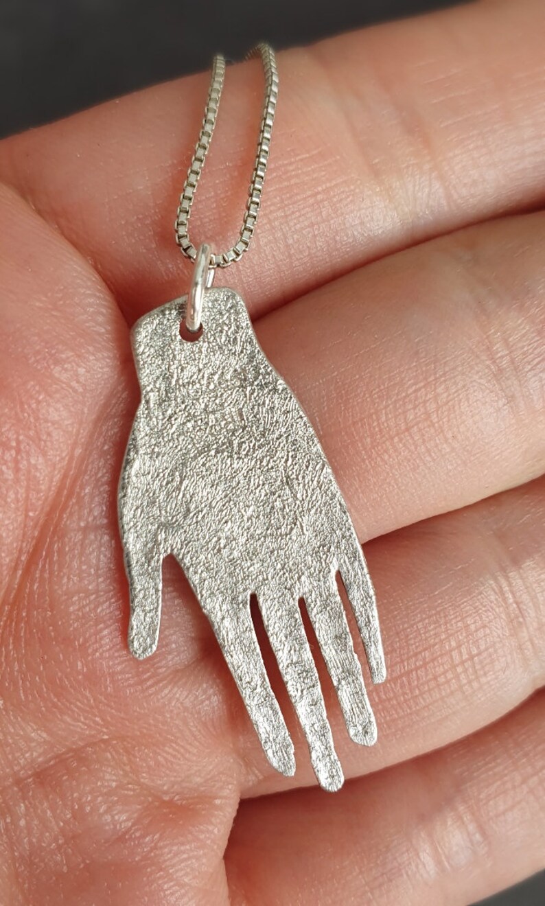 Evil Eye Hand Pendant Palmistry Hand Necklace Celestial Hand - Etsy