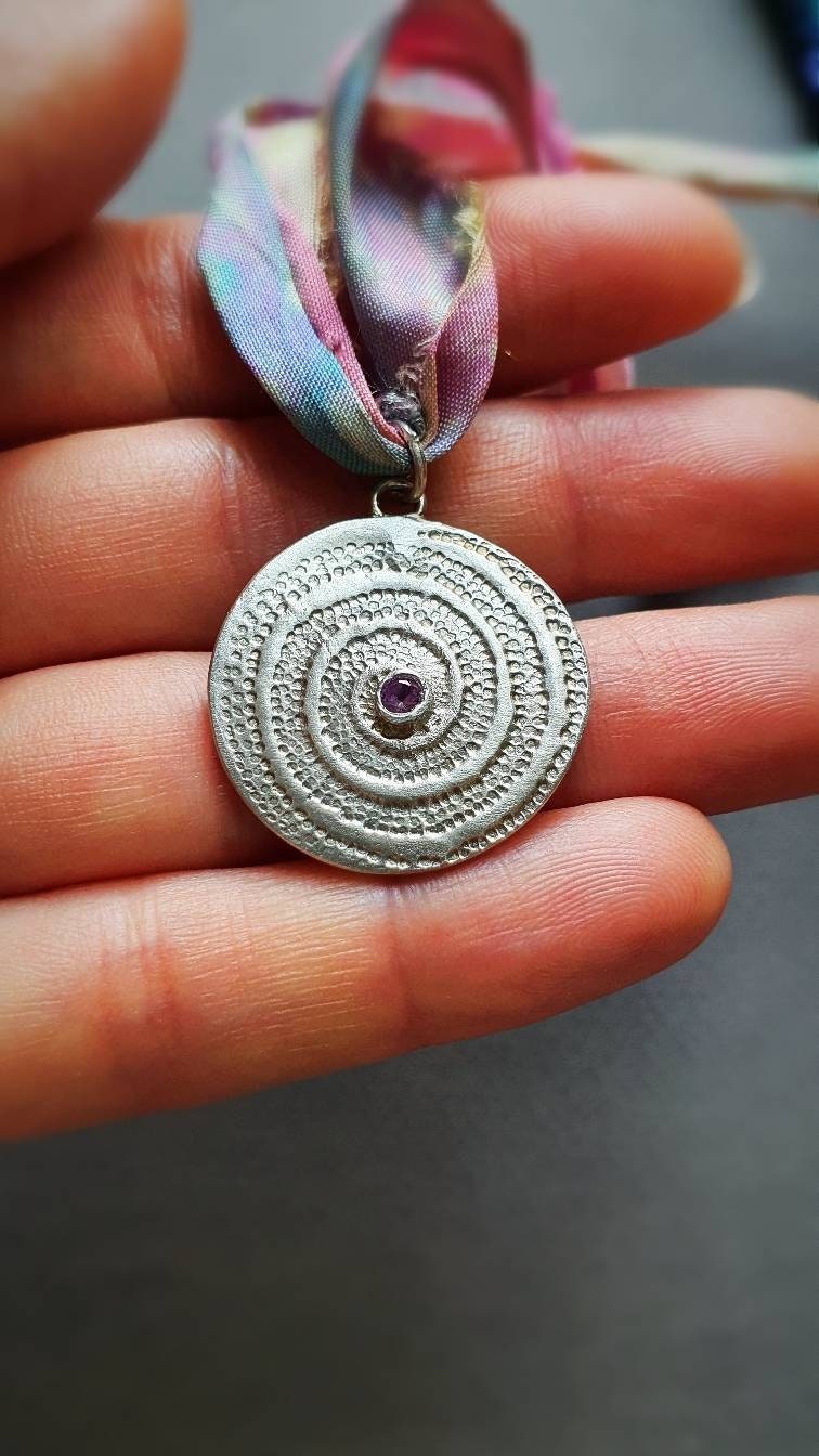 Gratitude Spiral Necklace