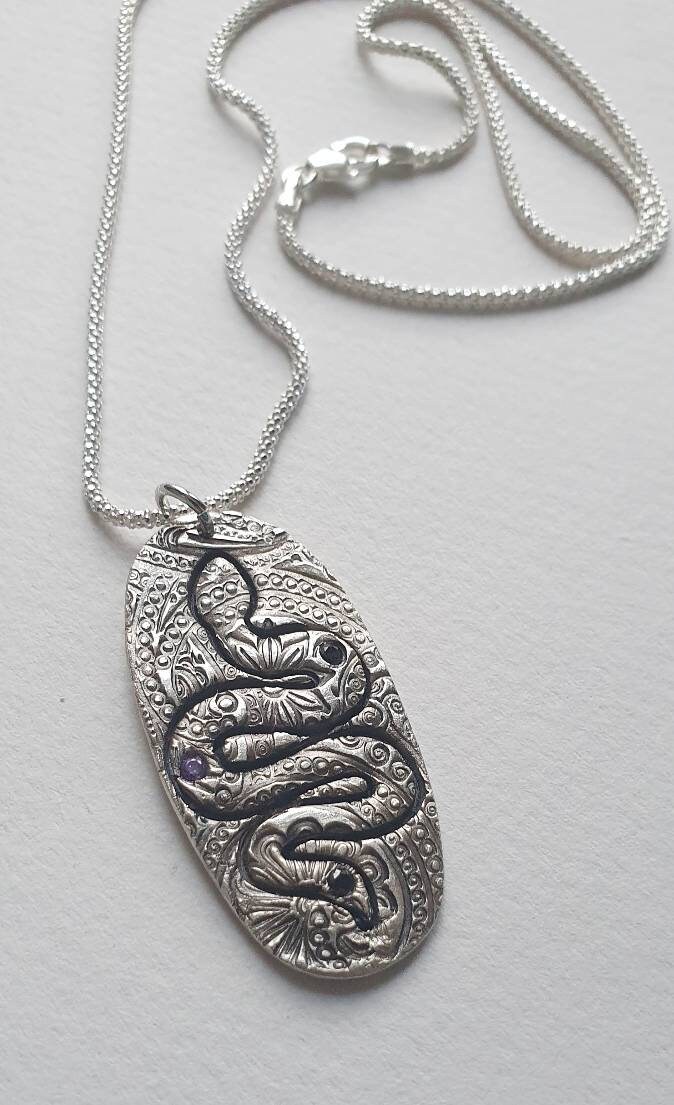 Alchemist Snake Pendant Amulet