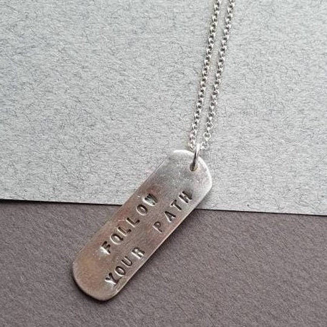 Inspirational Quote Necklace Motivation Pendant Necklace - Etsy