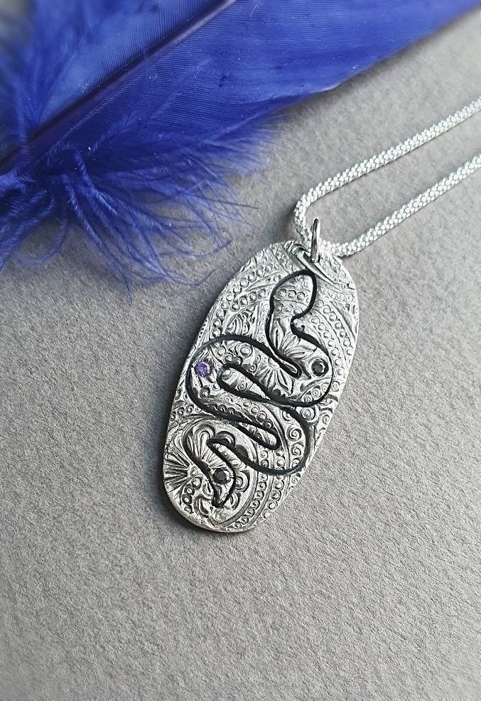 Alchemist Snake Pendant Amulet