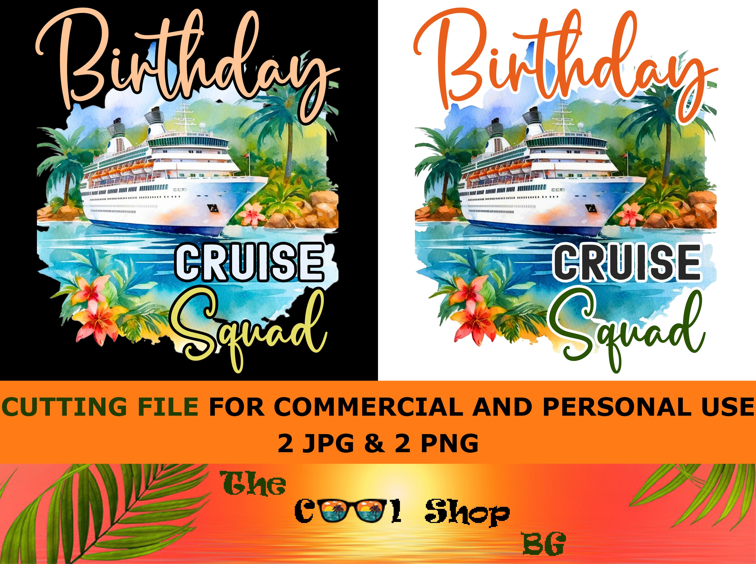 Birthday Cruise Squad Png Jpg, Cruise Squad Png, Jpg, Great for ...
