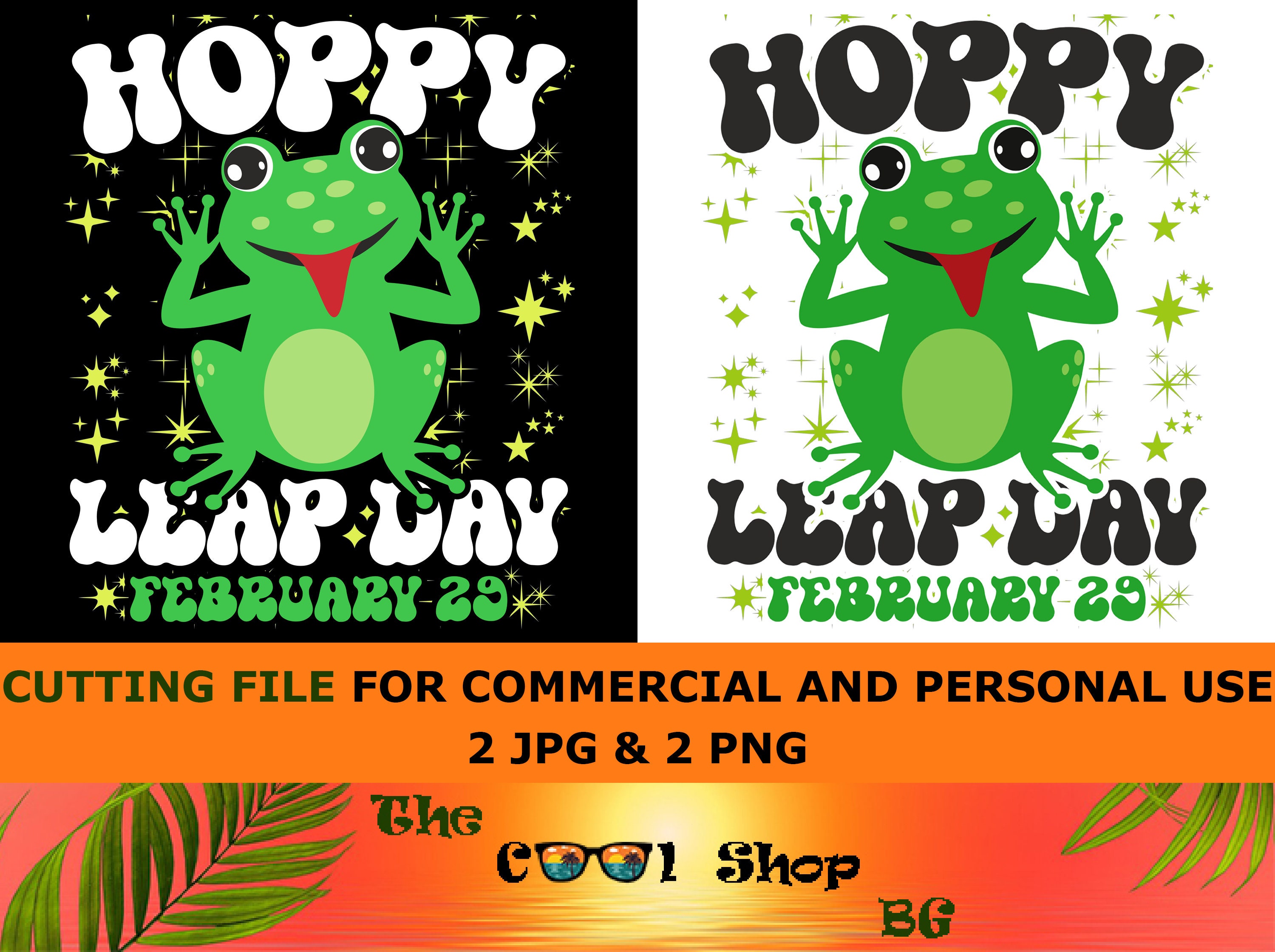 Happy and Hoppy Leap Year Leap Day 2024 Digital File Png, February 29 ...