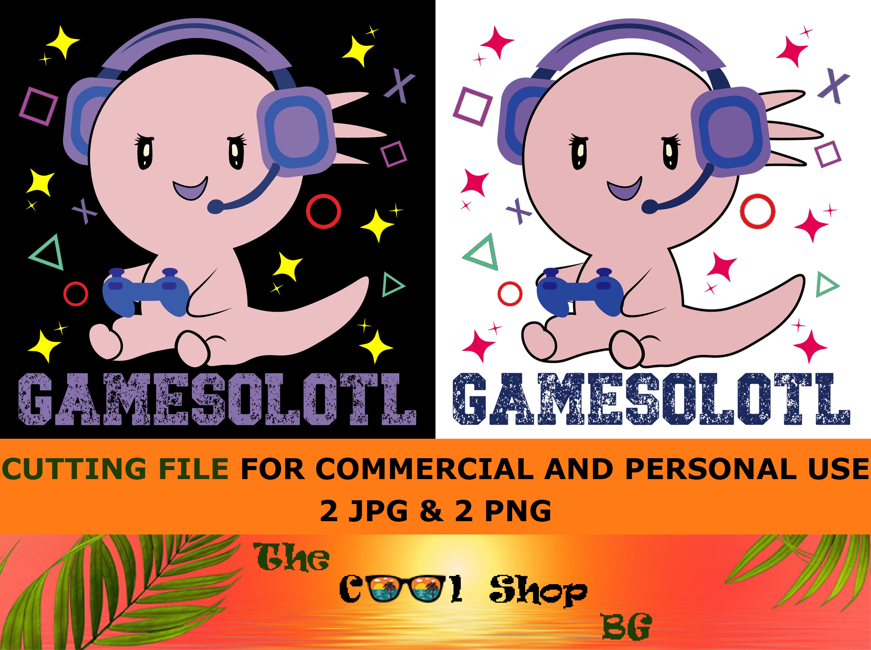 Gamesolotl Axolotl Png Cute Axolotl Png Funny Retro Axolotl - Etsy